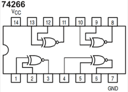 74266/74LS266 Datasheet: Pinout, Truth Table and Specifications | 74266 ...